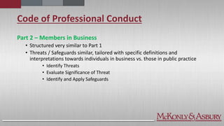 Professional Ethics for CPAs - What the Rules Say and How to Interpret Them | PPT
