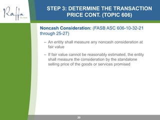 2018-09-06 FASB ASC 606 - Revenue Recognition | PPTX