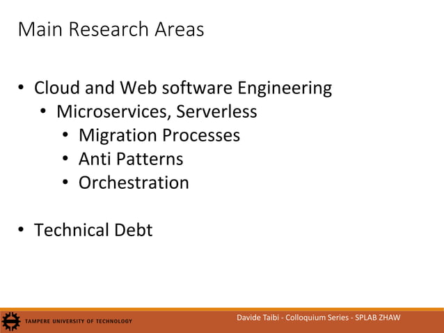 Microservices Patterns, Issues, Migration Processes | PPT