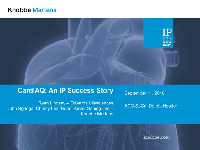 CardiAQ - An IP Success Story | PPT