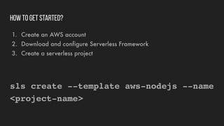 Serverless Empowering people | PPT