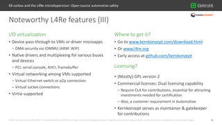 EB corbos and the L4Re microhypervisor: Open-source automotive safety | PDF