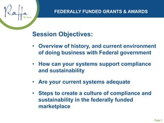 2018-9-26 Federal Funding | PPT