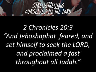Strengthening Ourselves in the Lord | PPTX