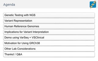 Using the GRCh38 reference assembly for clinical interpretation in ...