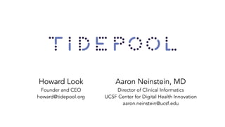 Tidepool for ONC Innovator Series | PPT