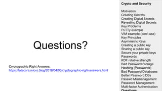 Basic Cryptography & Security | PPT