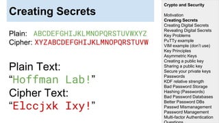 Basic Cryptography & Security | PPT