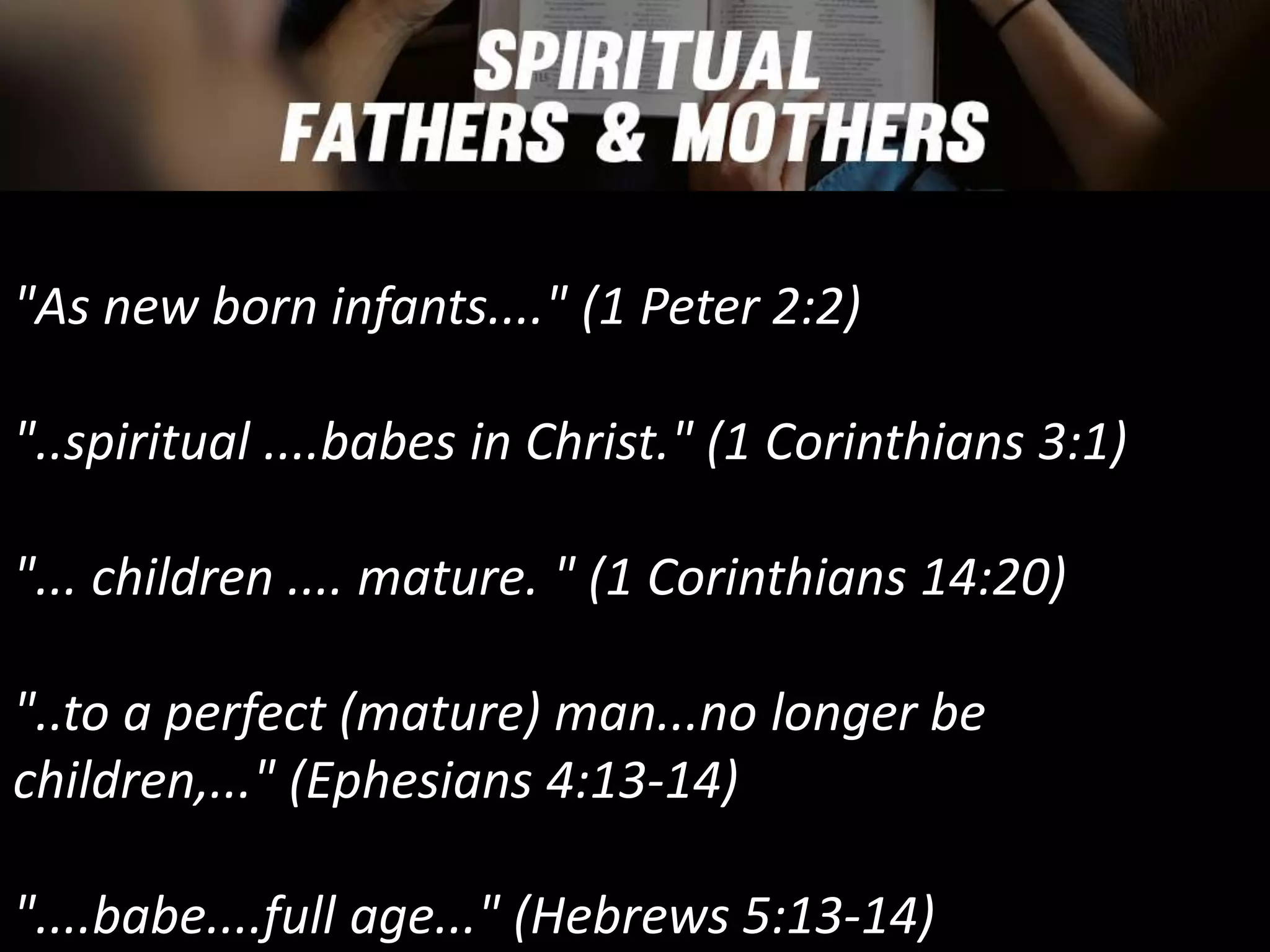 Spiritual Fathers & Mothers | PPTX