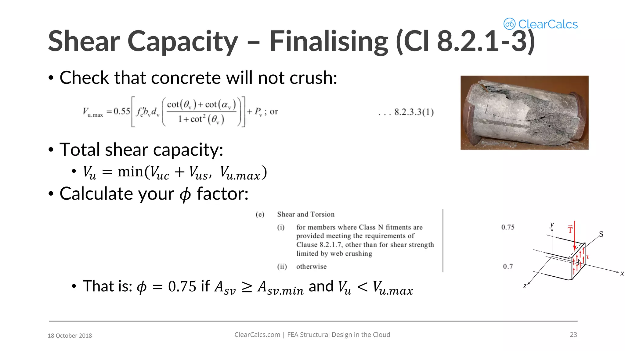 Designing a Concrete Beam Using the New AS3600:2018 - Webinar Slides ...