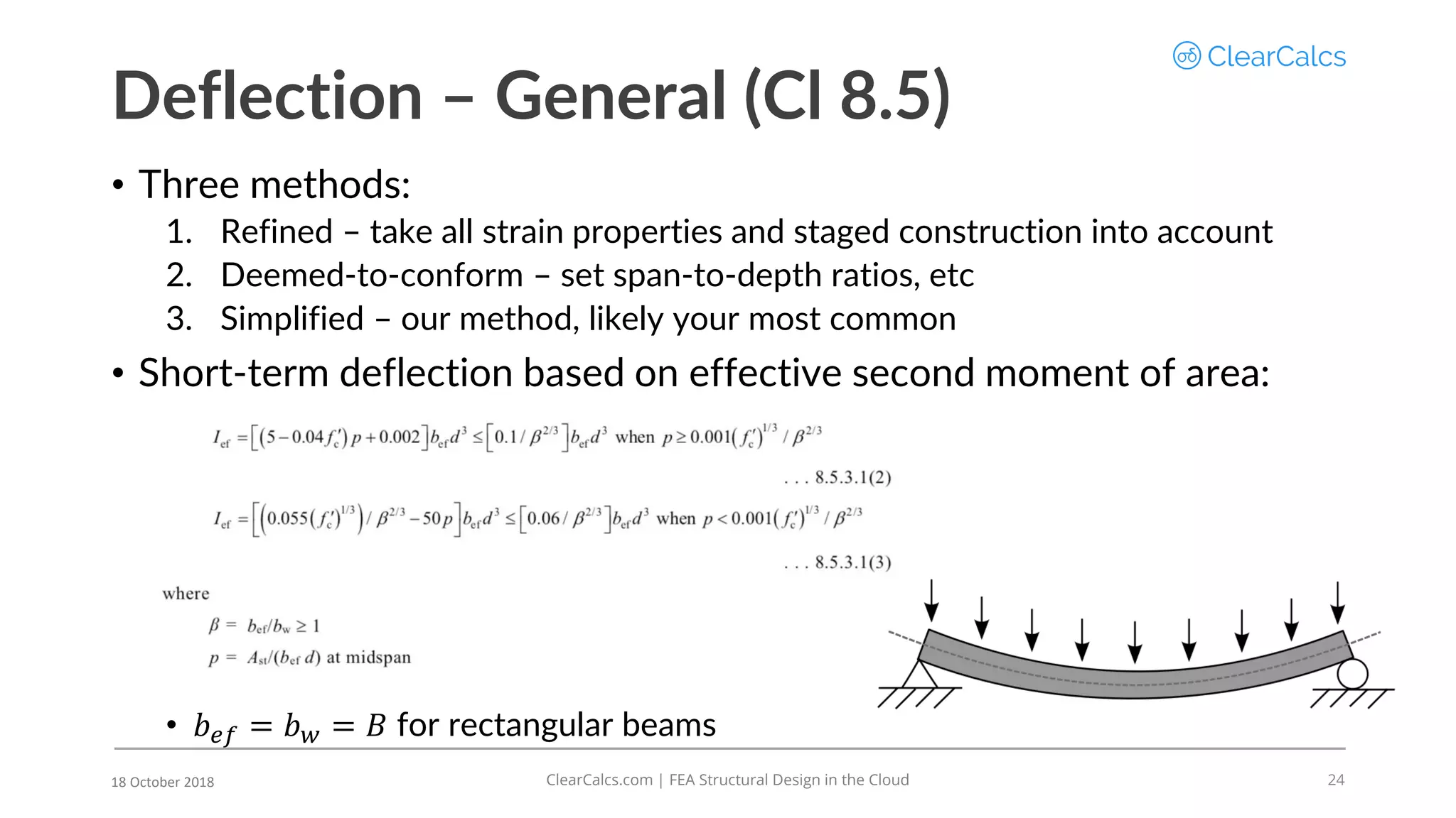 Designing a Concrete Beam Using the New AS3600:2018 - Webinar Slides ...