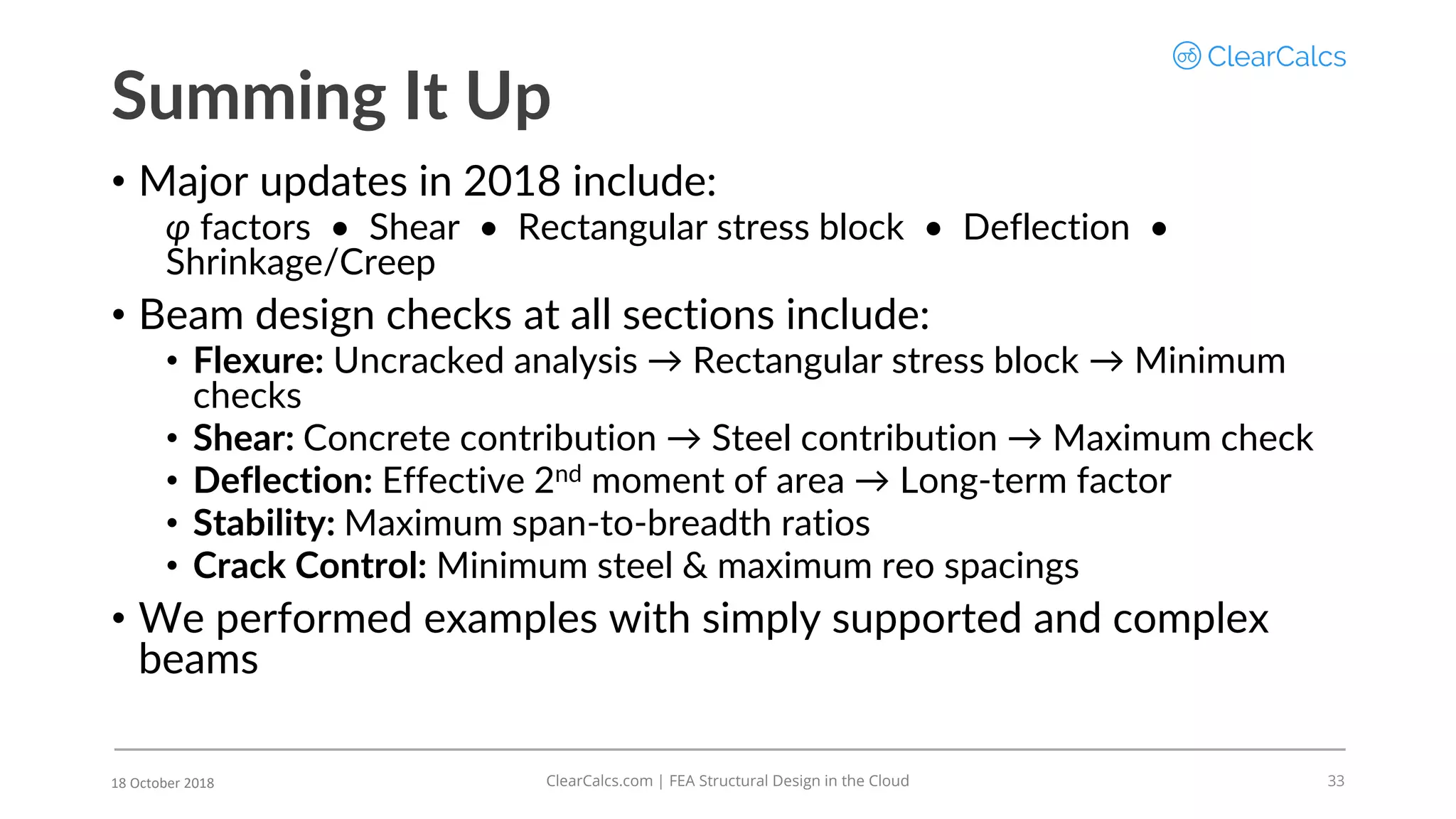 Designing a Concrete Beam Using the New AS3600:2018 - Webinar Slides ...