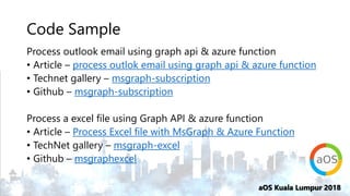 2018-10-23 7 C - Using Graph API to read outlook mail for accounting ...