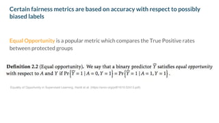 Measuring Model Fairness - Stephen Hoover | PPT