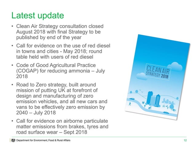 The new Clean Air Strategy and national policy context - Lee Davies ...