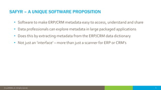 Integrate ERP and CRM Metadata into ER/Studio | PPT