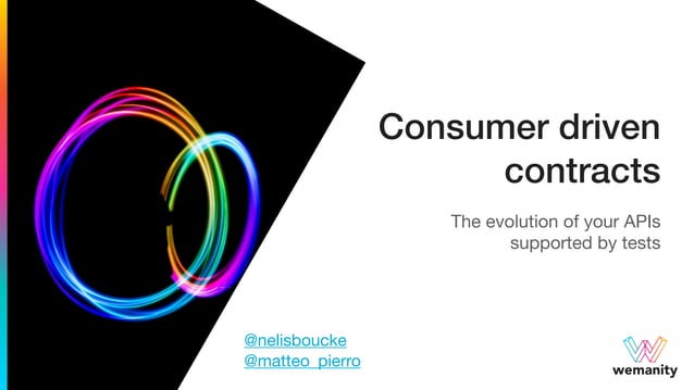 Consumer driven contracts | PPT