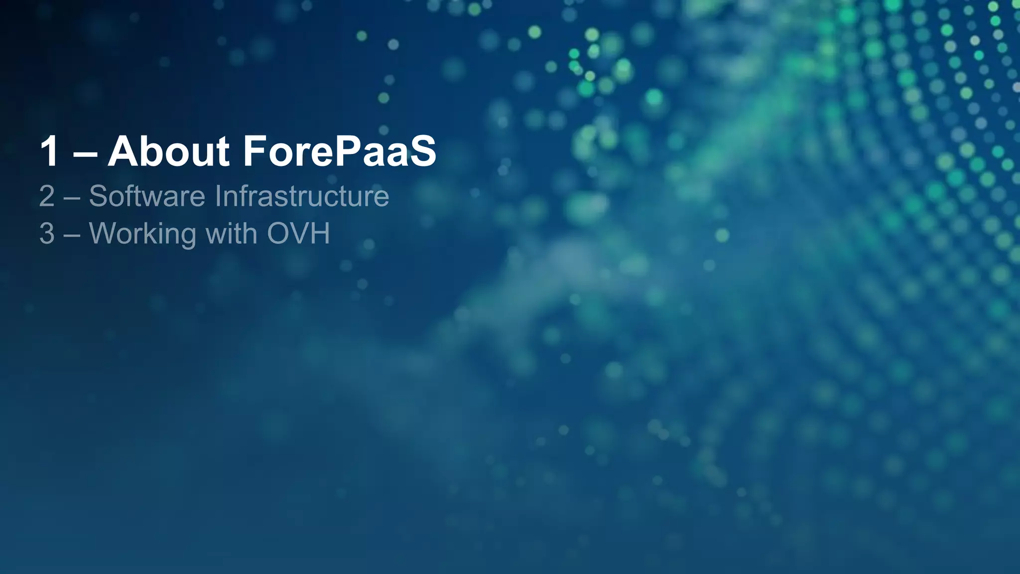 How to scale your PaaS with OVH infrastructure? | PDF