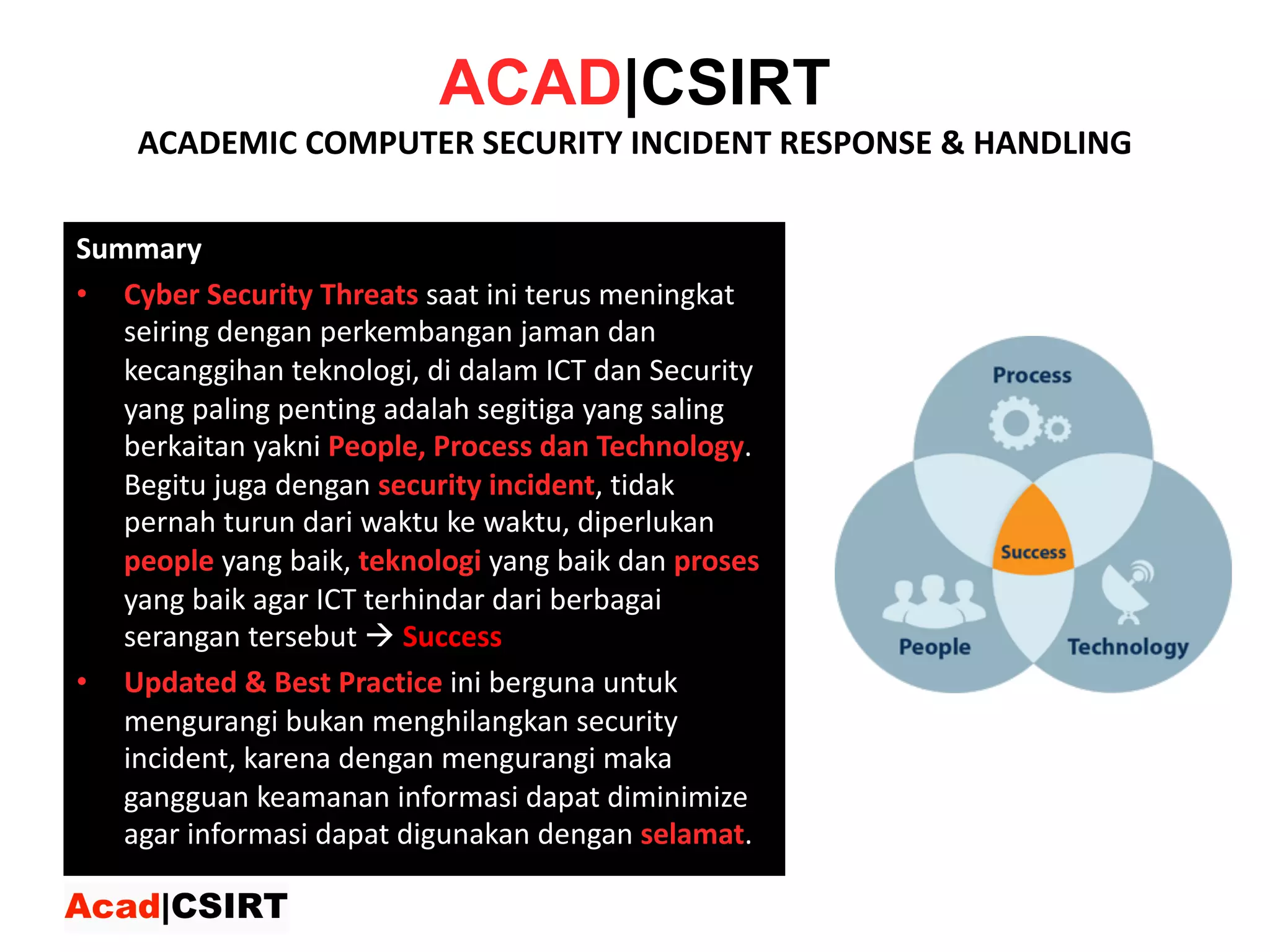 2018 11-12 acad-csirt updated cyber security pemda bssn | PDF