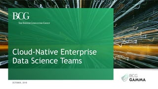 Cloud-native Enterprise Data Science Teams | PPT