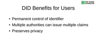 Overview of Decentralized Identity | ODP