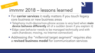 Programmable Telecoms is Hard - The immmr Story | PDF