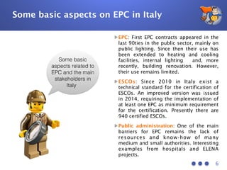EPC for the renovation of public buildings in Italy | PDF | Power and ...