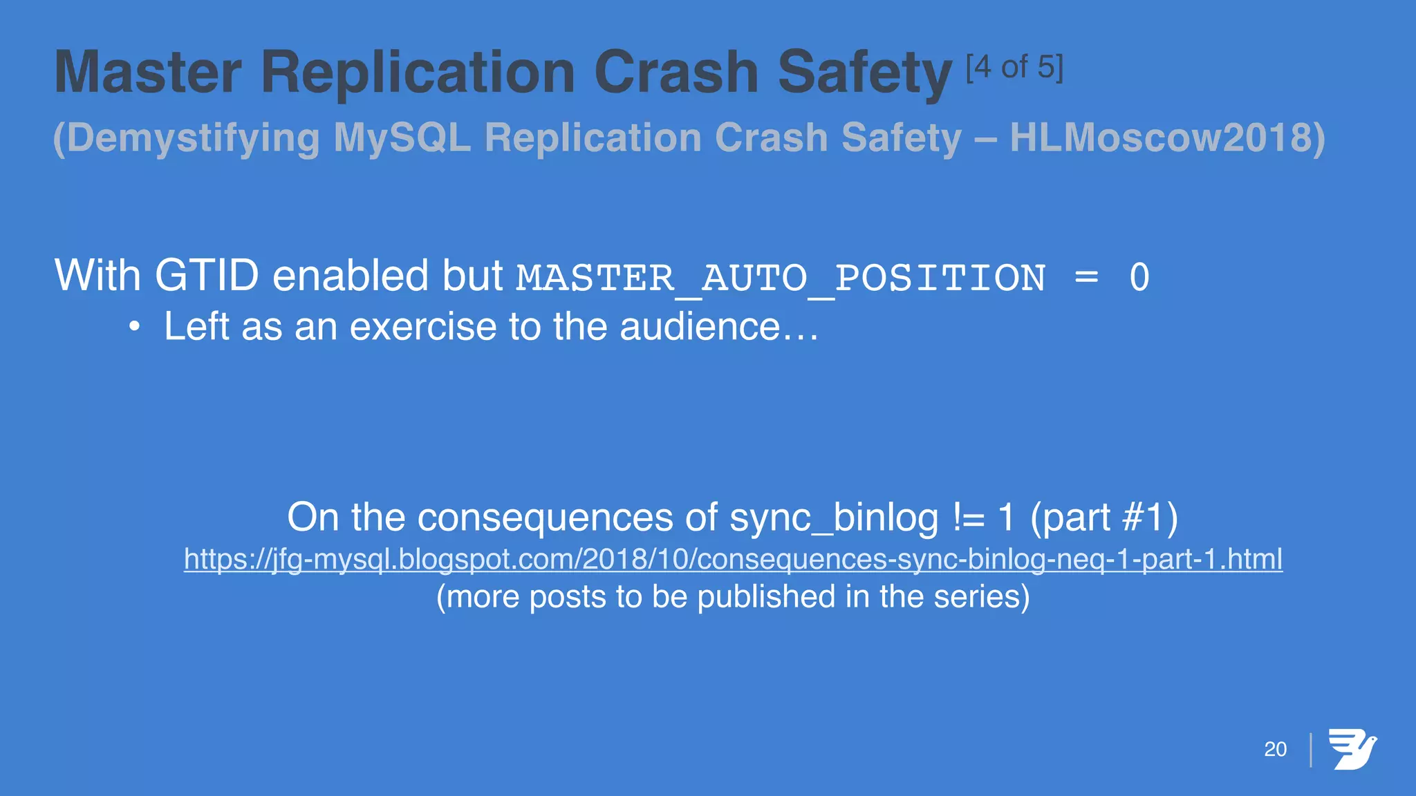 Demystifying Mysql Replication Crash Safety Ppt