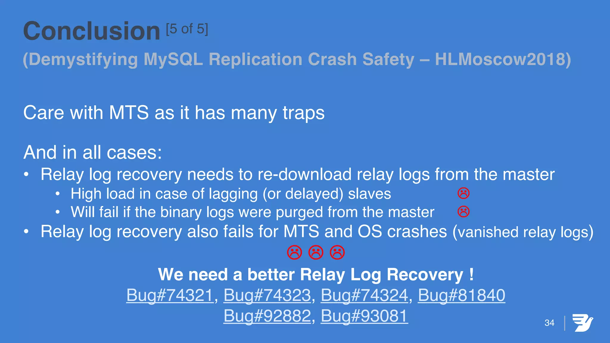 Demystifying Mysql Replication Crash Safety Ppt