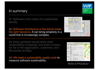 Green Software: Architecture Decision-making for Sustainability | PDF