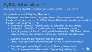 Demystifying MySQL Replication Crash Safety | PDF