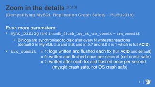 Demystifying MySQL Replication Crash Safety | PDF