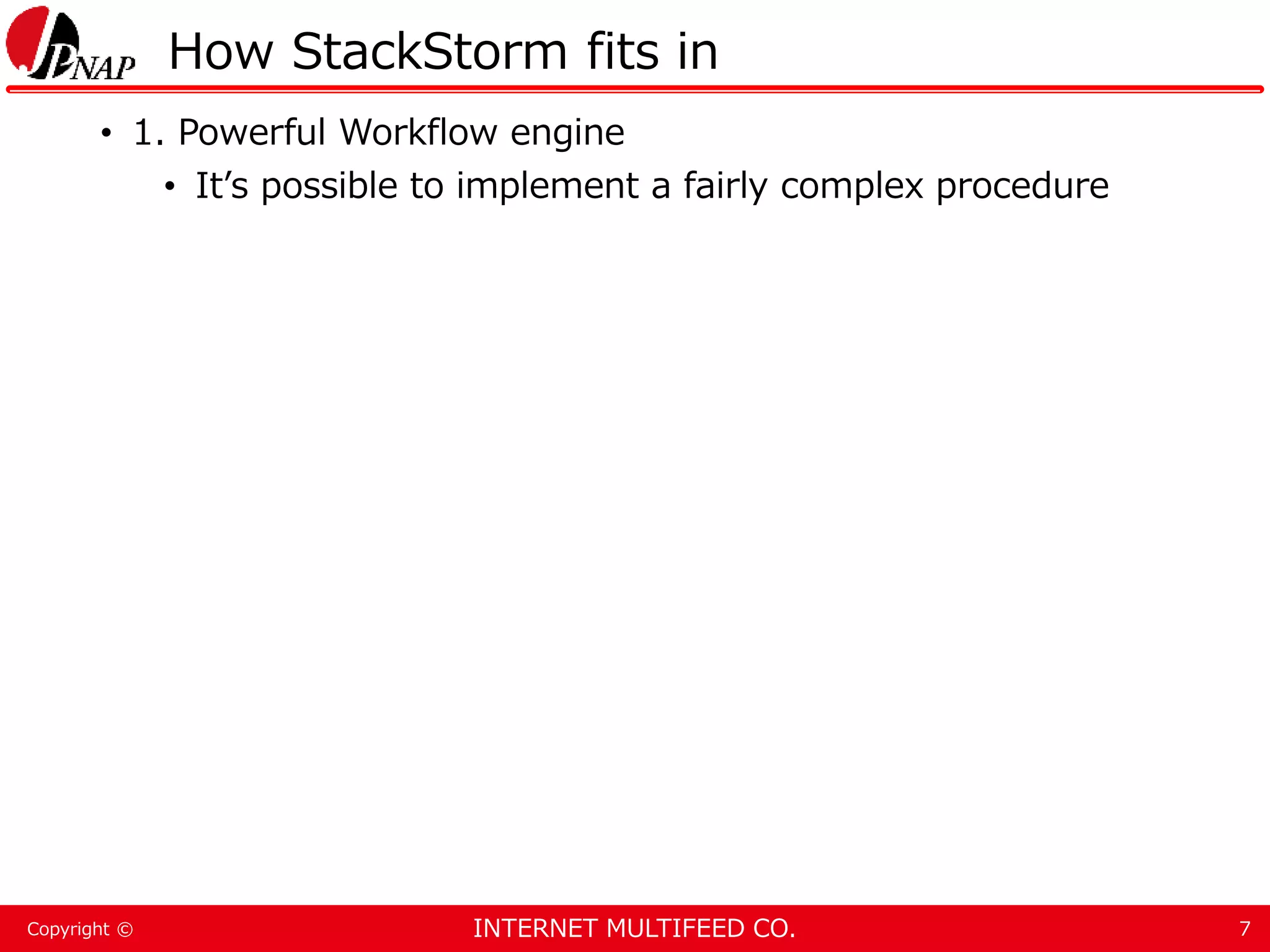 Practical Operation Automation with StackStorm | PPTX
