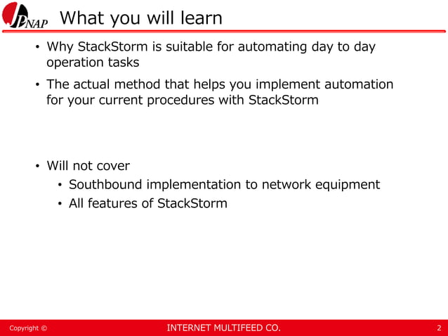 Practical Operation Automation With Stackstorm Pptx Programming Languages Computing