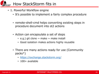Practical Operation Automation with StackStorm | PPTX