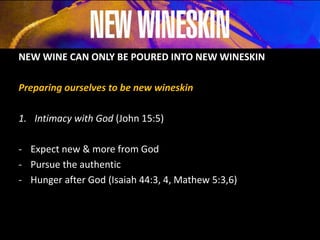 New Wineskin | PPTX