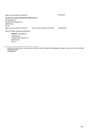 Vereniging Vlaamse Provincies duikt in het rood | PDF