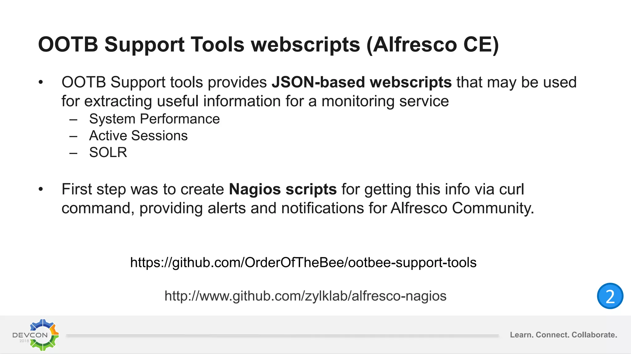 Alfresco monitoring with Nagios and ELK stack | PDF