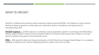 ORCAD pcb design | PPTX