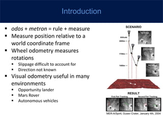 2018.02 intro to visual odometry | PPTX