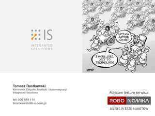 Obietnice i wyzwania Robotic Process Automation - 2018.04