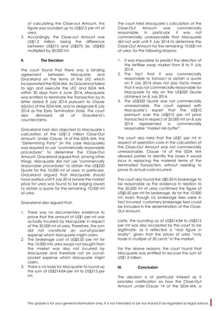 The Singapore International Commercial Court considers the ...