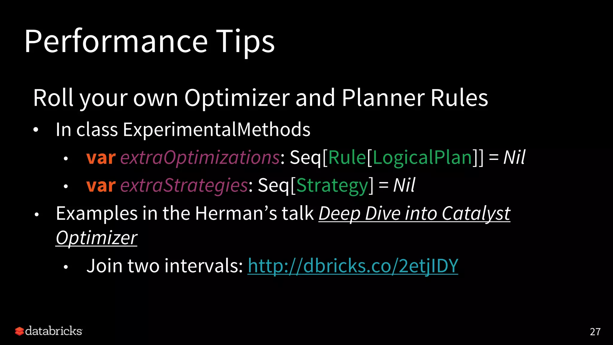 Deep Dive into Spark SQL with Advanced Performance Tuning with Xiao Li ...