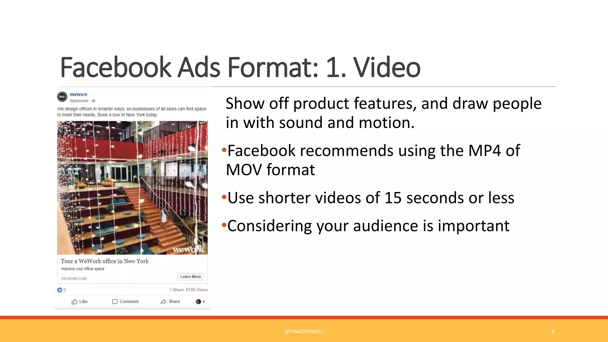 11 Different Formats of Facebook Ads | PPT