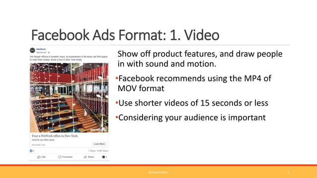 11 Different Formats of Facebook Ads | PPT