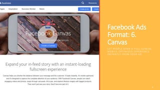 11 Different Formats of Facebook Ads | PPT