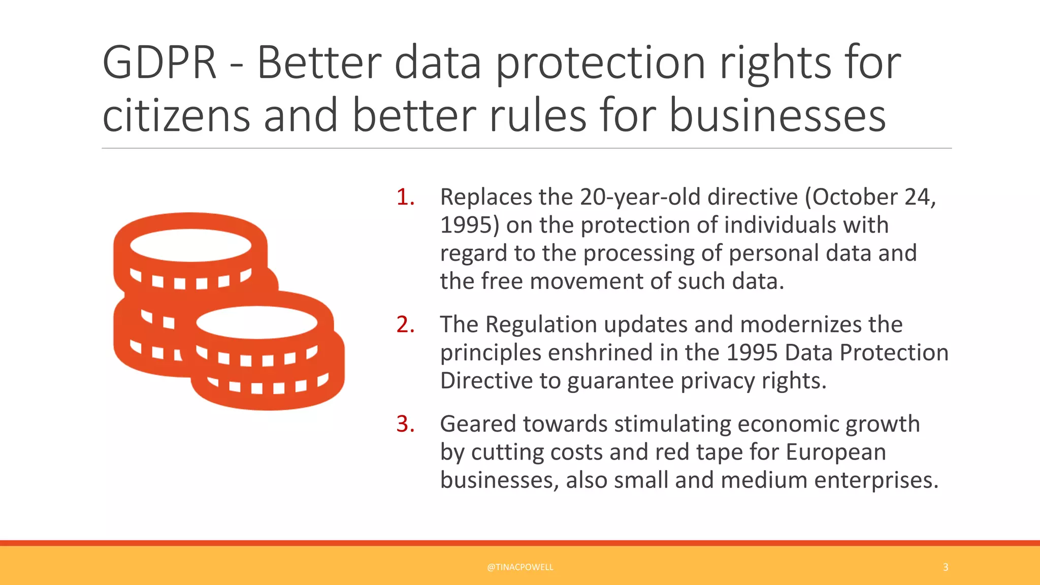 What Is GDPR and Why Should I Care" | PPTX