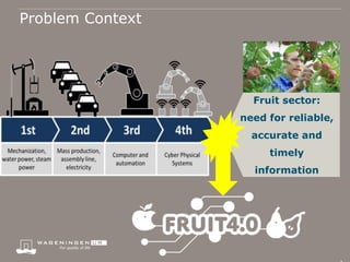 Fruit 4.0: Towards data-driven fruit production | PPTX