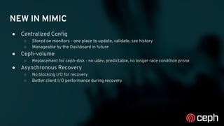 What's New with Ceph - Ceph Day Silicon Valley | PPT