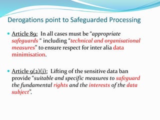 Data Protection and Academia: Fundamental Rights in Conflict | PPT
